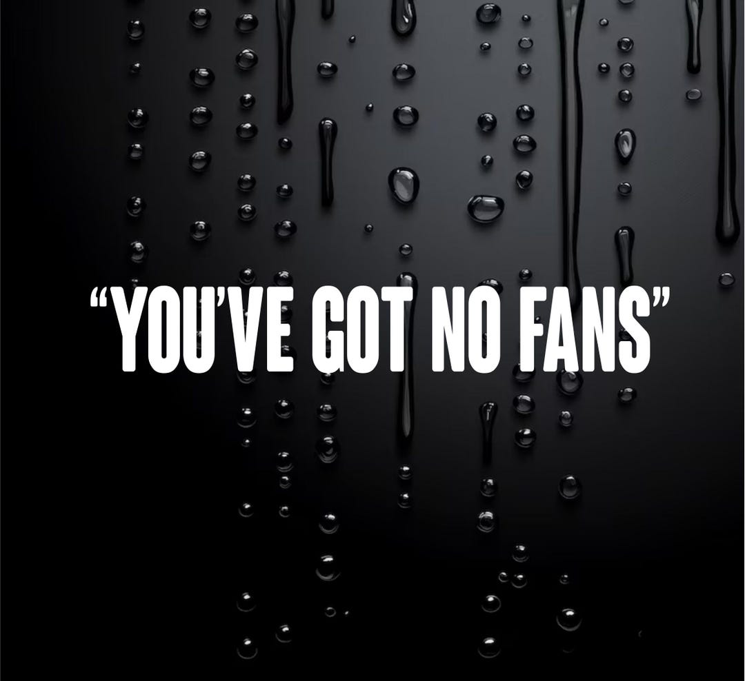 Funny Car Sticker Caravan Sticker 4X4 Rude Sticker You've Got No Fans ...