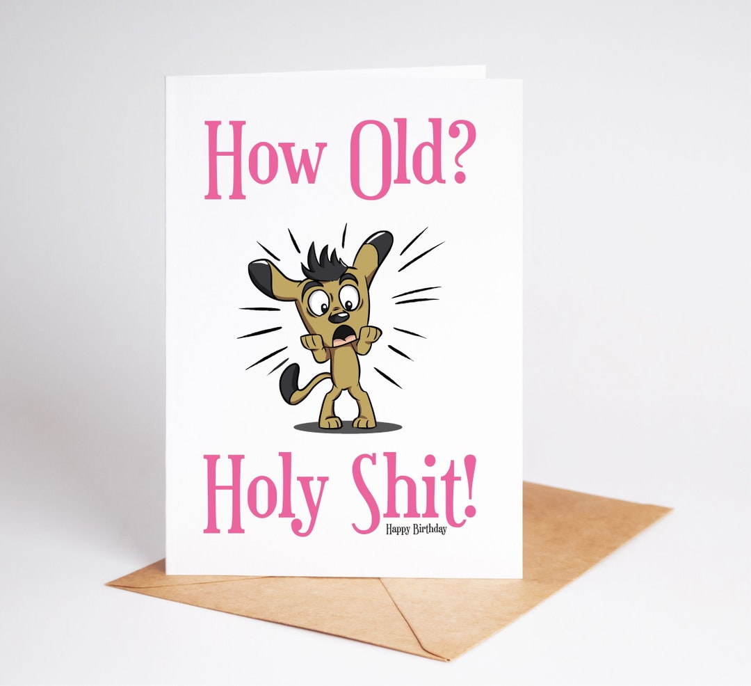 Funny Birthday Card for Women Lady Best Friend Sister Rude Card BC647 ...