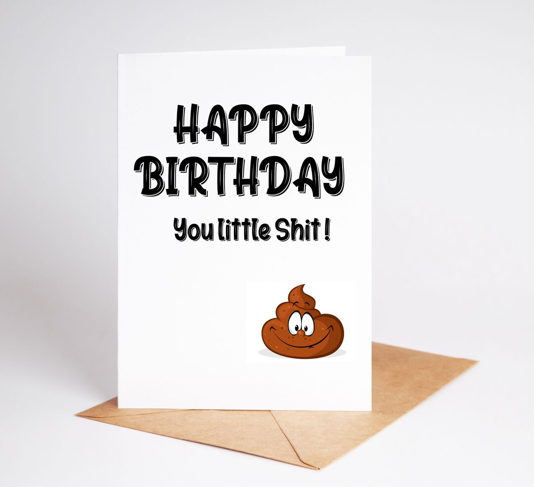 Funny Birthday Card Rude Birthday Card BC078 - Etsy