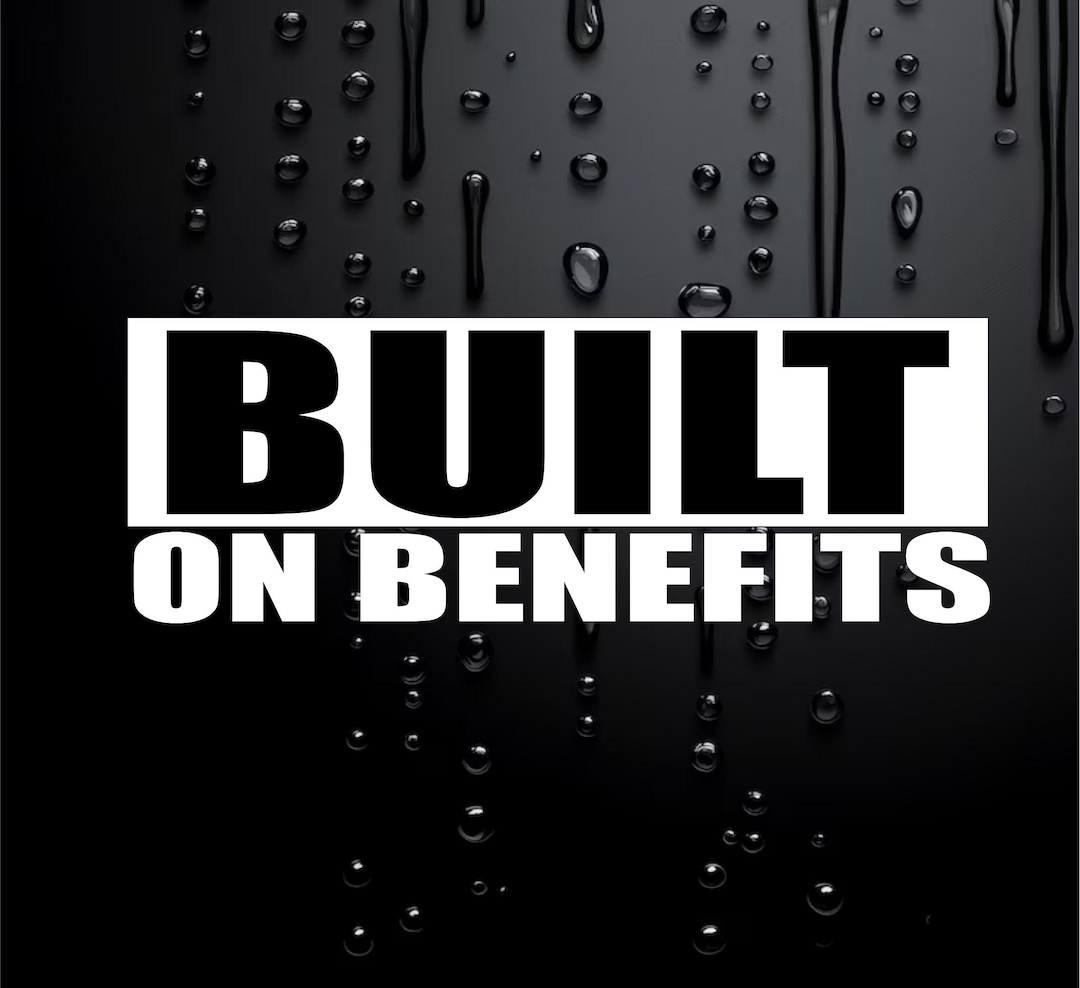 Funny Car Sticker: "built on Benefits" 4x4 Rude Decal - Etsy