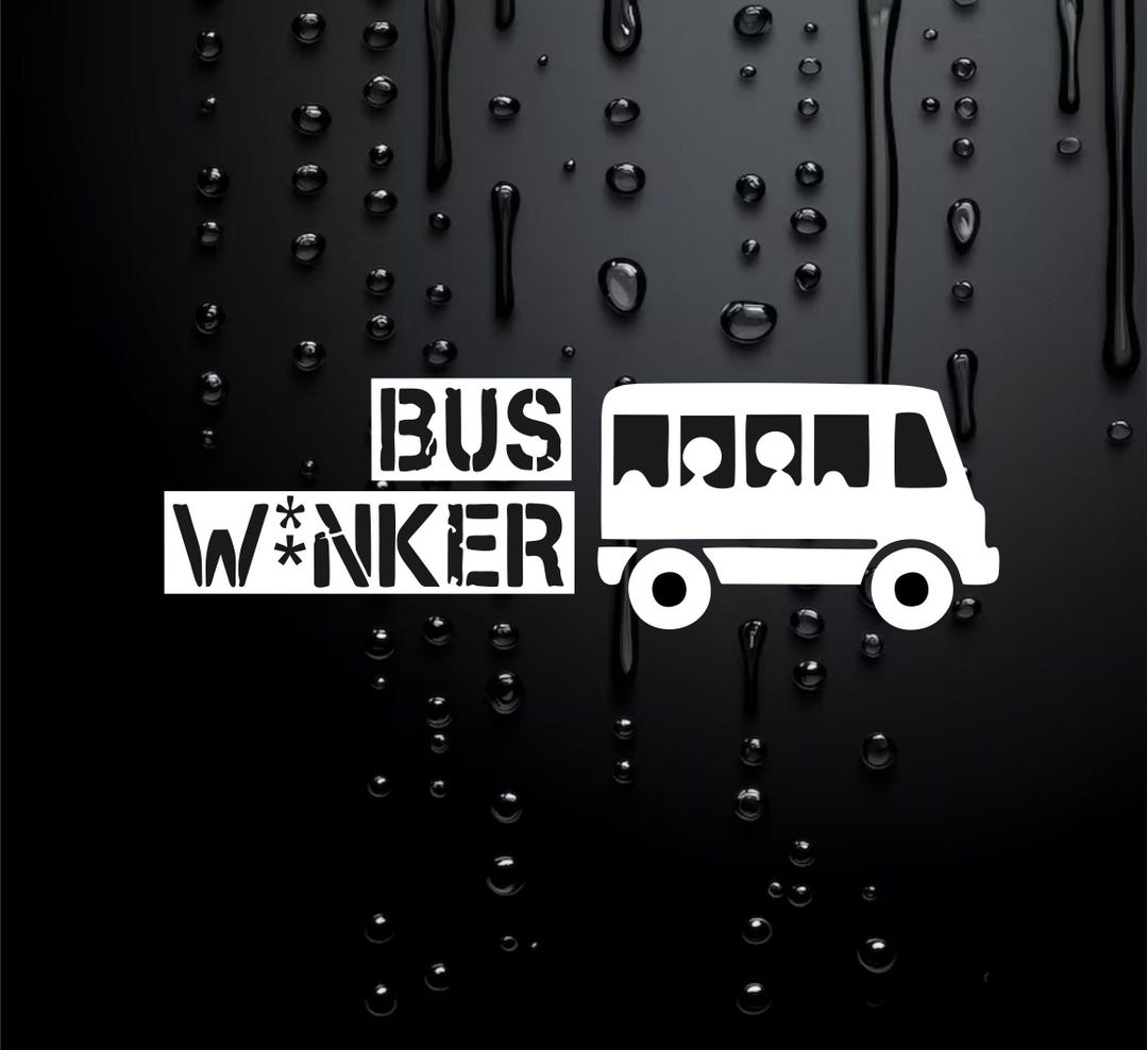 Funny Car Sticker Caravan Sticker 4X4 Rude Vinyl Bus W*nkers In-between ...