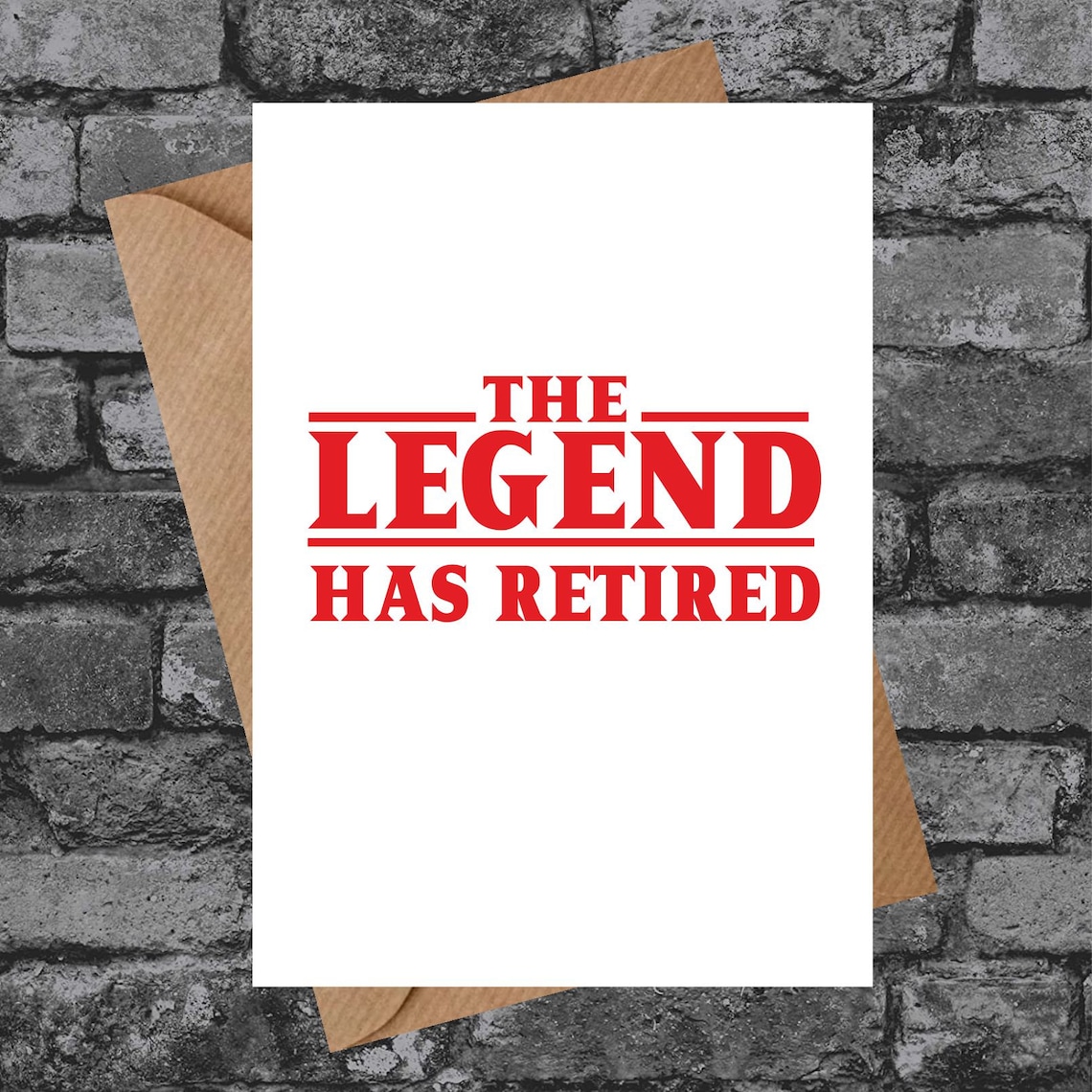 BC010 the Legend Has Retired Funny Rude Retirement Card - Etsy