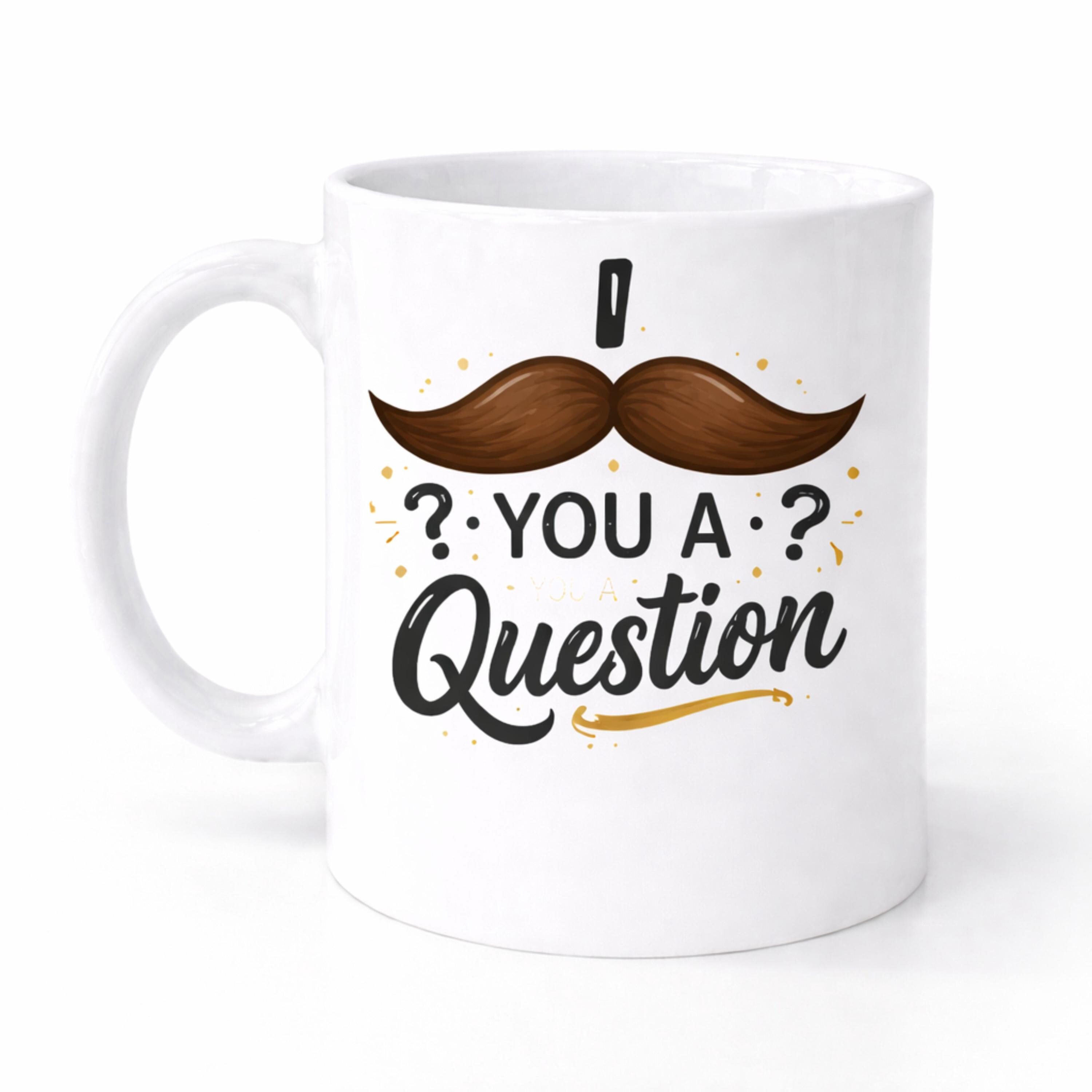 Funny Mug Coffee Tea Cup Gift Idea Rude Mug Ceramic Ask You a Question ...