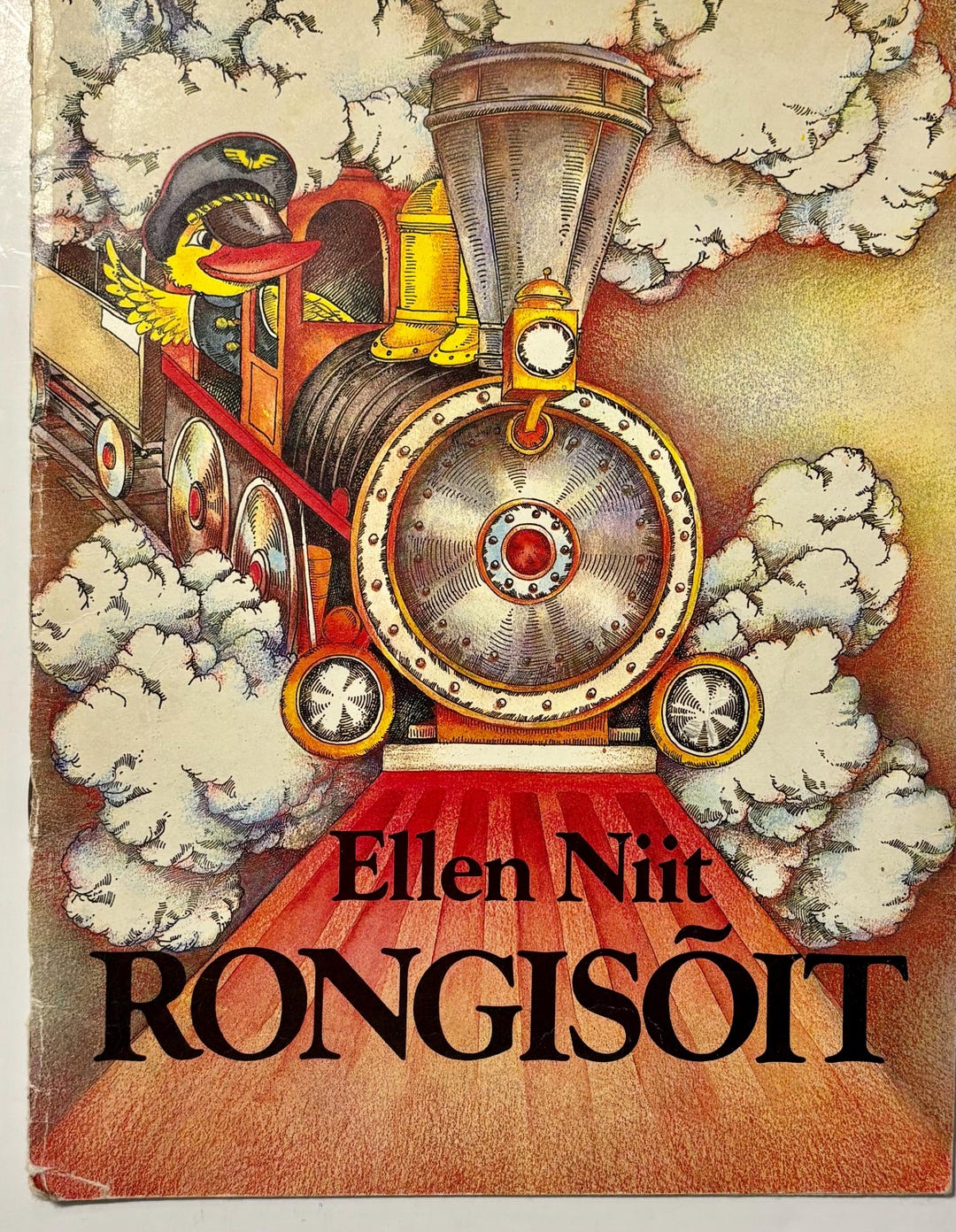 Vintage Estonian Children's Book by Ellen Niit "rongisÕit" With ...