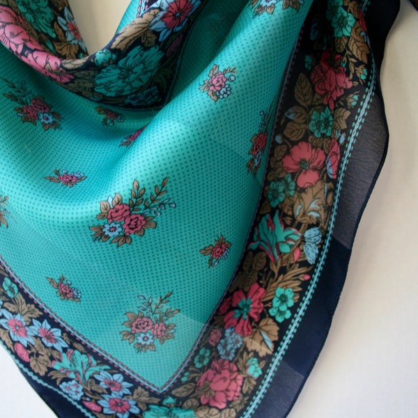 Vintage Headscarf - Etsy UK