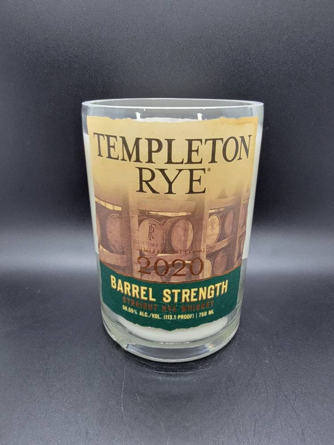 Templeton Rye Barrel Strength Whiskey Bottle Soy Wax Candle - Etsy