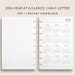 2024 Printable Planner Insert Bundle Half Letter Discbound Planner ...
