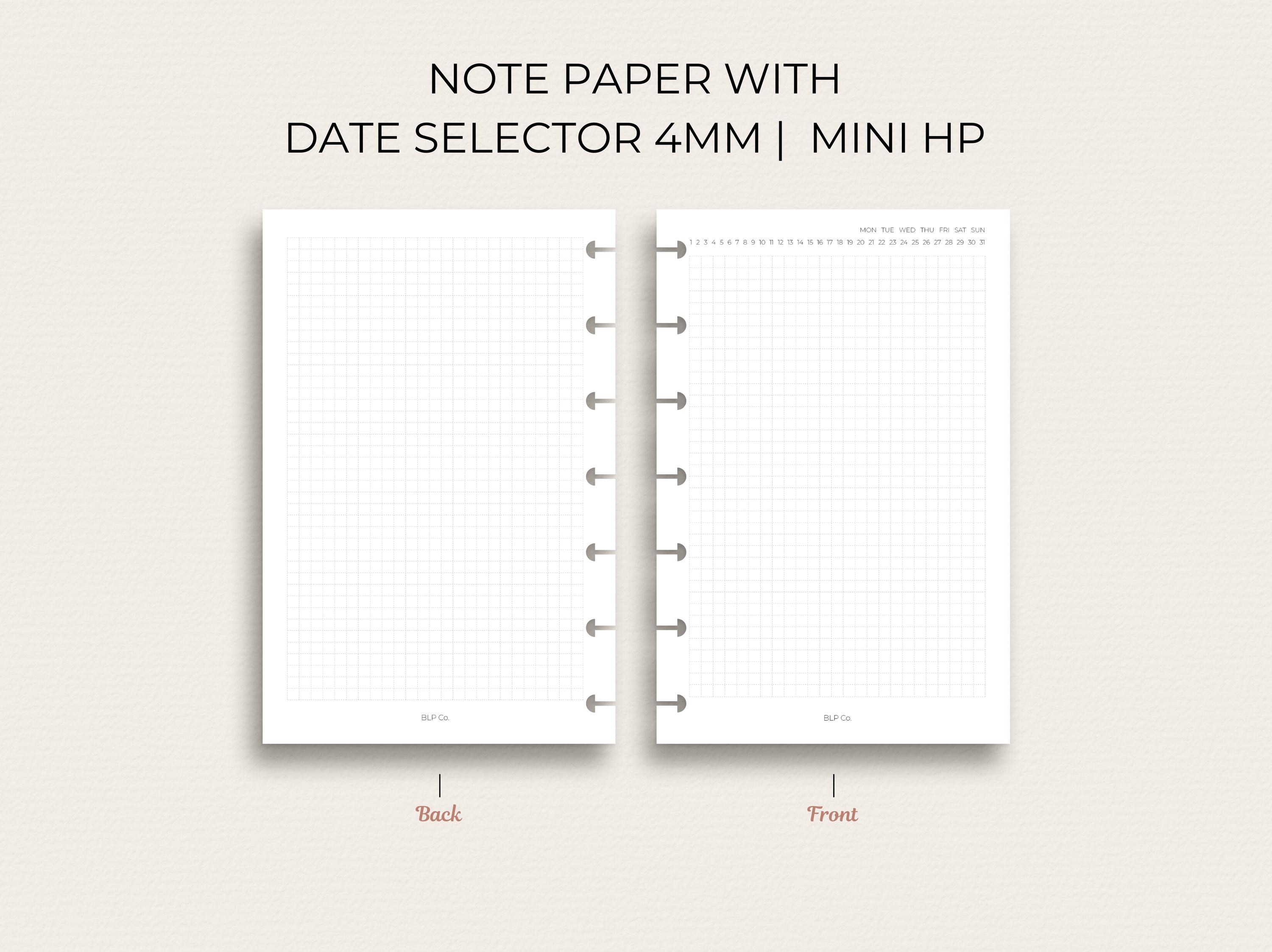Printable Graph Paper Bundle: Discbound Planner Inserts (digital ...