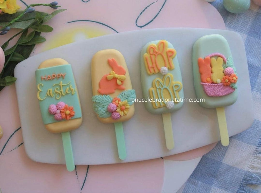 Easter Cakesicles, Cakesicles, Cake Pops, Easter Gifts, Easter Treat ...
