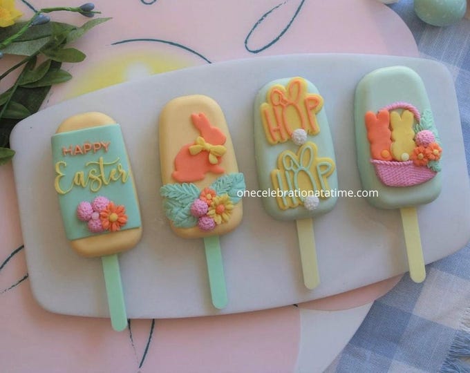 Easter Cakesicles, Cakesicles, Cake Pops, Easter Gifts, Easter Treat ...