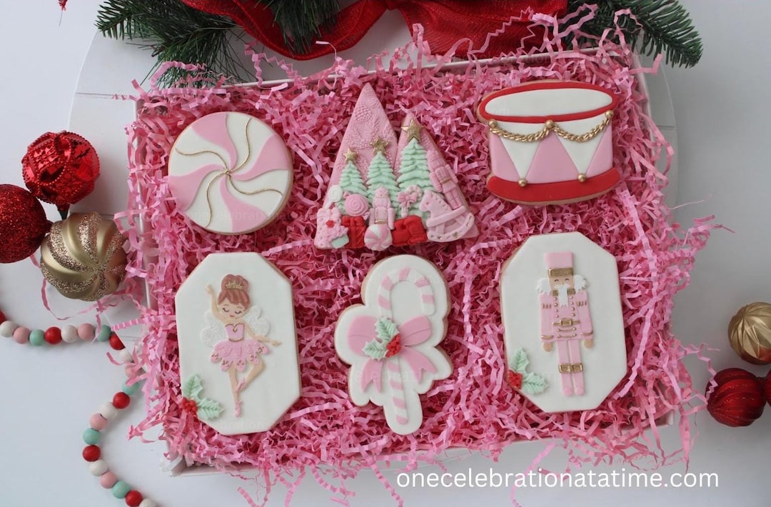 Nutcracker Themed Cookies, Nutcracker Ballet Gift, Holiday Pary Favors ...