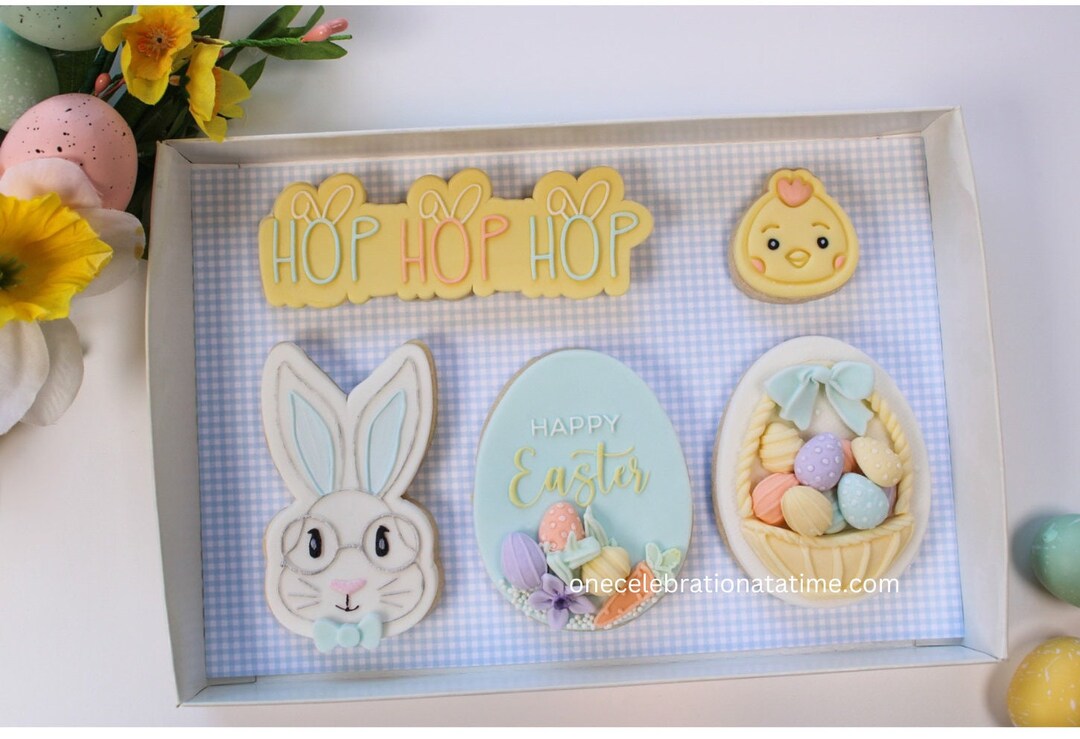 Easter Cookies, Easter Gifts, Easter Basket, Sugar Cookies, Fondant ...