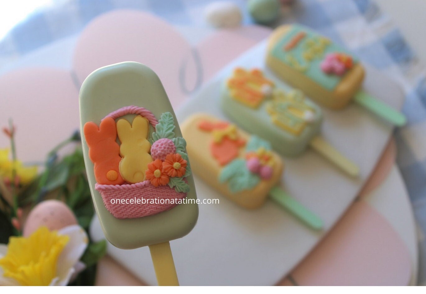 Easter Cakesicles, Cakesicles, Cake Pops, Easter Gifts, Easter Treat ...