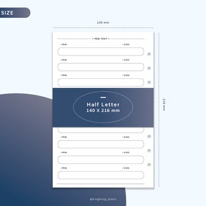 Pen Test Paper, Pen Color Swatches, Bullet Journal, Planner Pens Test ...