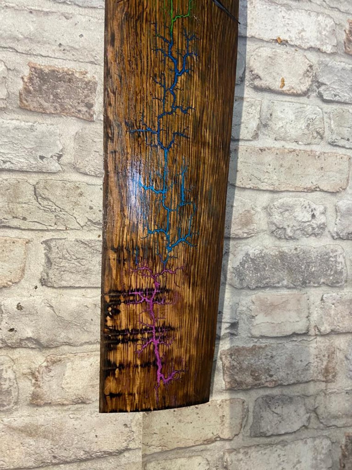 Oak Whiskey Stave Rainbow Clock of Respect - Etsy