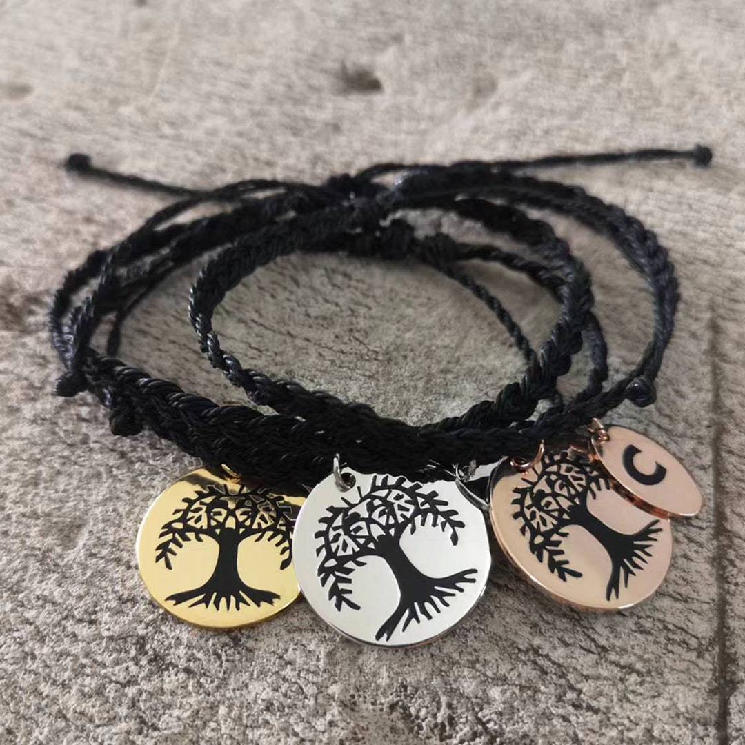 Personalized Family Tree Bracelet tree of Life Bracelet Gift - Etsy