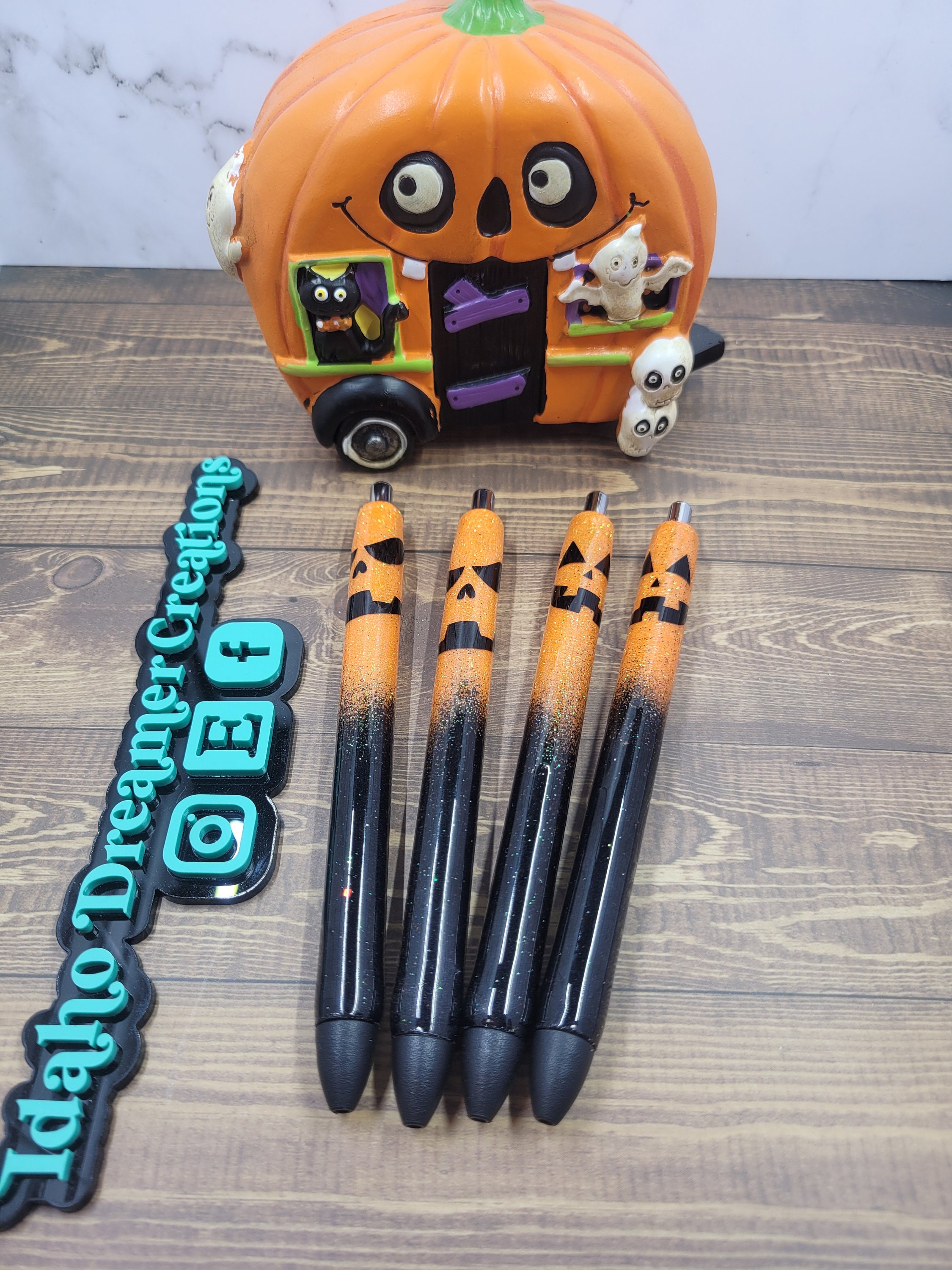 Resin Pens, Epoxy Pens, Custom Pens, Personalized Pens, Halloween Pens ...
