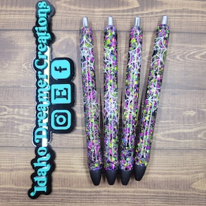Resin Pens, Epoxy Pens, Custom Pens, Personalized Pens, Halloween Pens ...