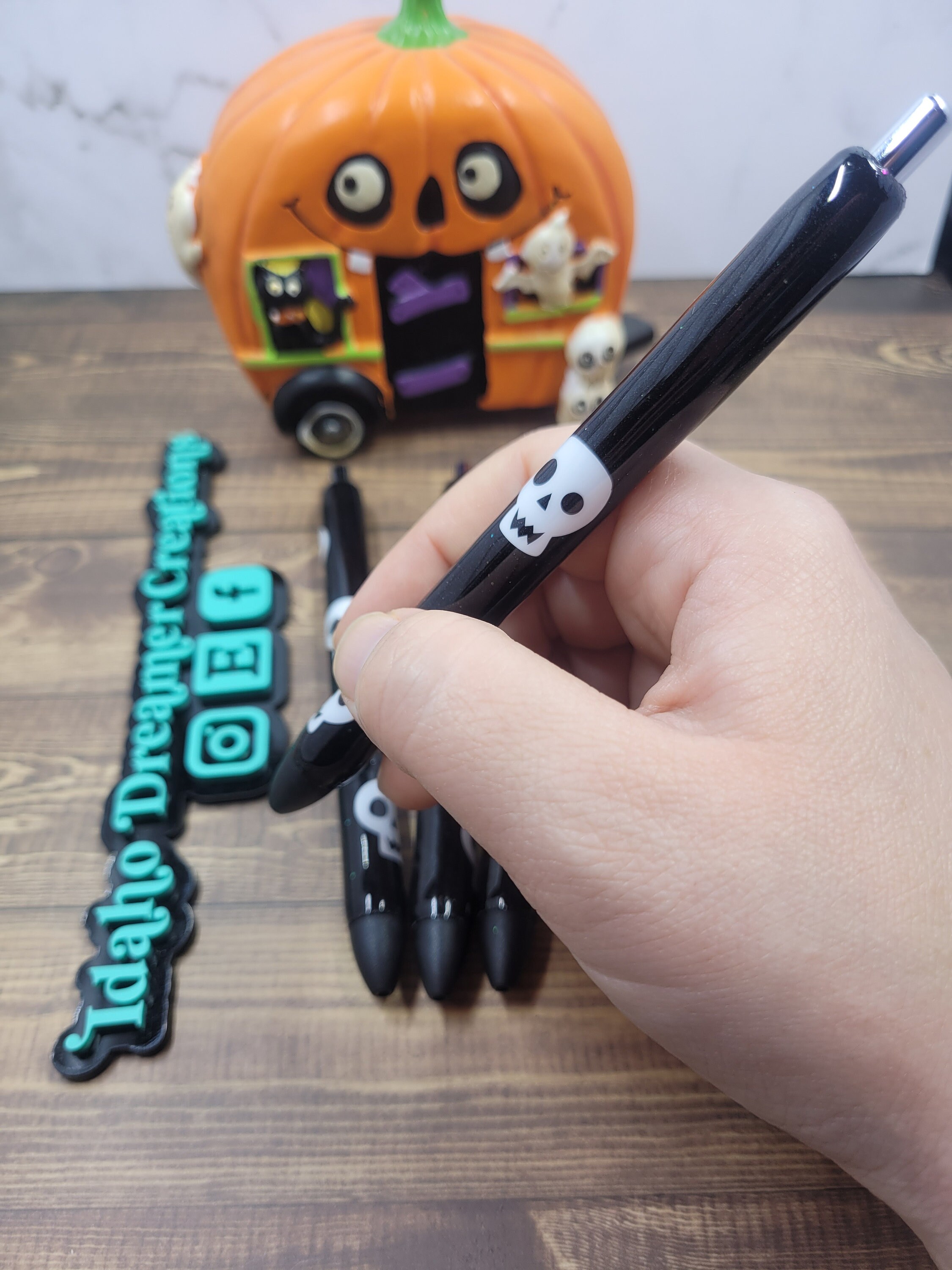 Resin Pens, Epoxy Pens, Custom Pens, Personalized Pens, Halloween Pens ...