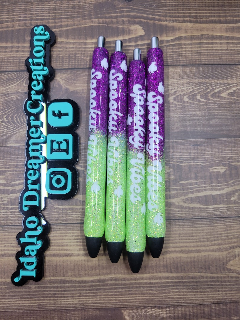 Resin Pens, Epoxy Pens, Custom Pens, Personalized Pens, Halloween Pens ...
