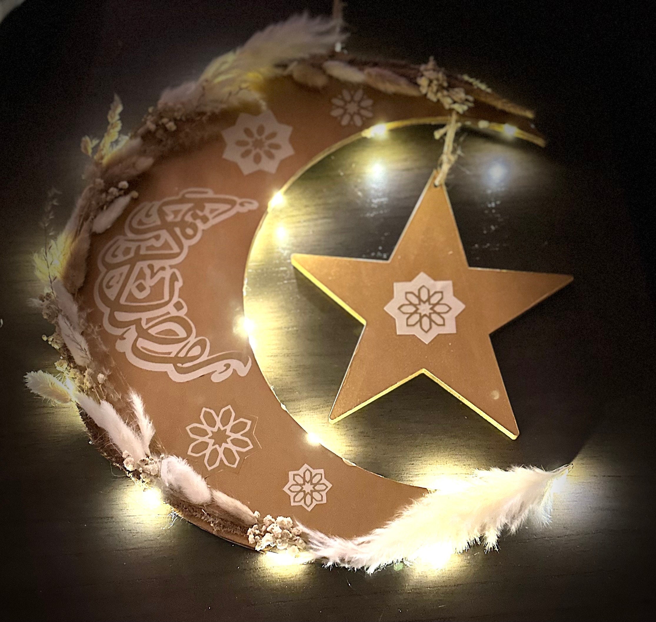 Ramadan Decoration Ramadan Decor Ramadan Crescent Ramadan Light Moon ...