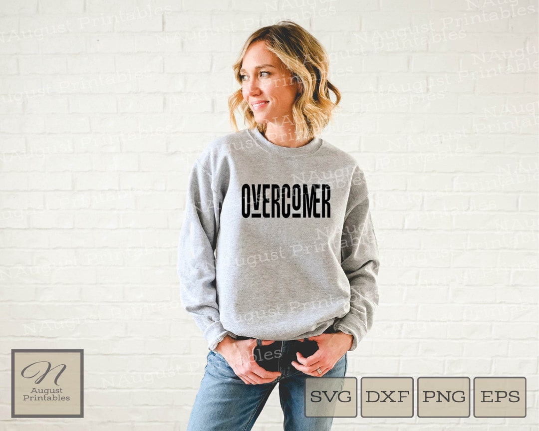 Overcomer SVG - Spiritual and Motivational SVG for Use in Cutting ...