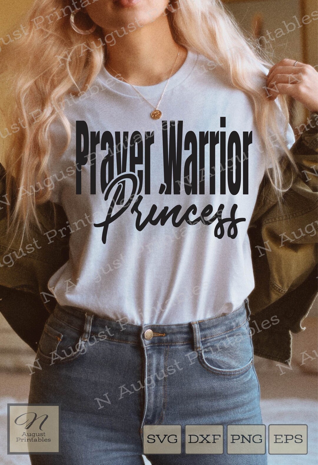 Prayer Warrior Princess SVG Spiritual SVG for Use With Cutting Machines ...