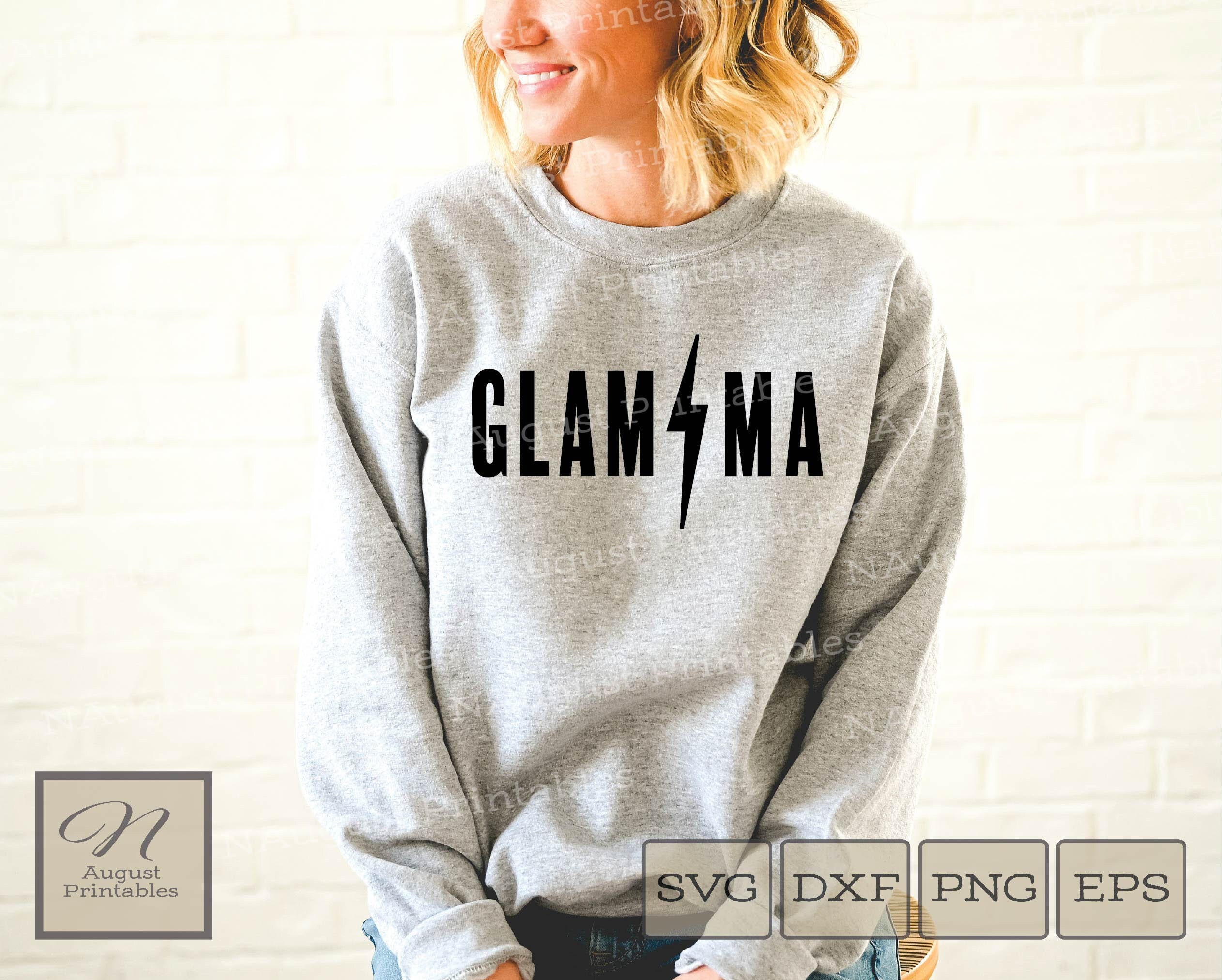 Glam Ma SVG Rocker Style Glam Ma SVG for Use in Cutting - Etsy