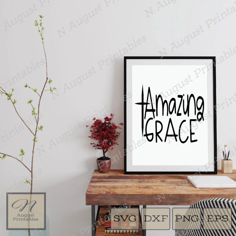 Amazing Grace SVG Spiritual SVG Christian SVG Cricut Cut - Etsy