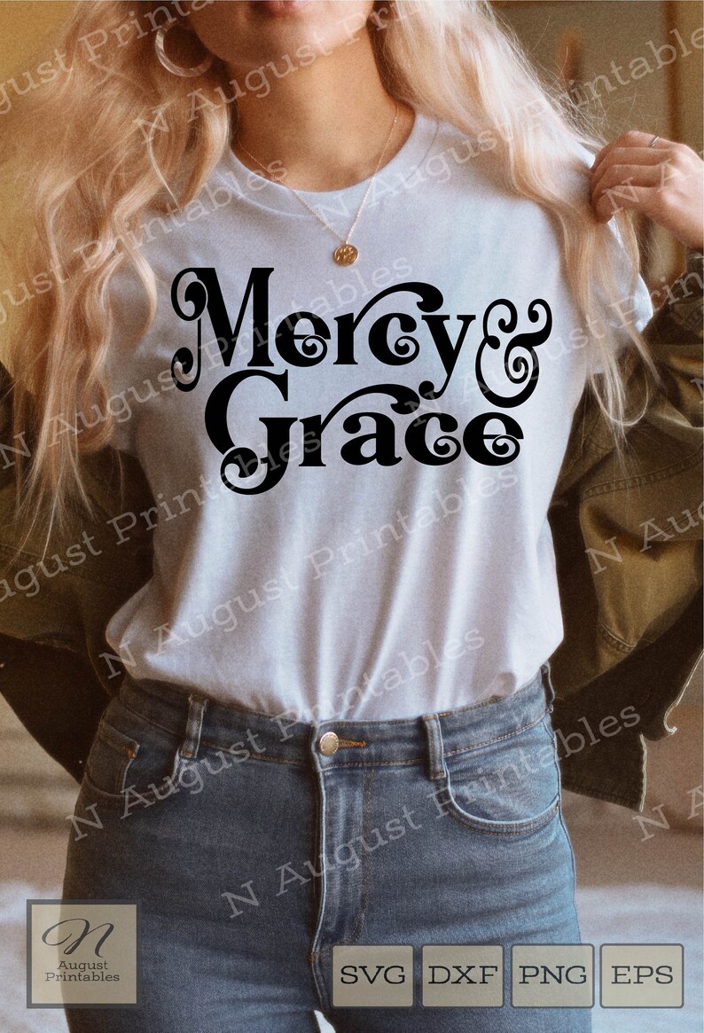 Mercy and Grace SVG - Scripture Based SVG for Use With Cutting Machines ...
