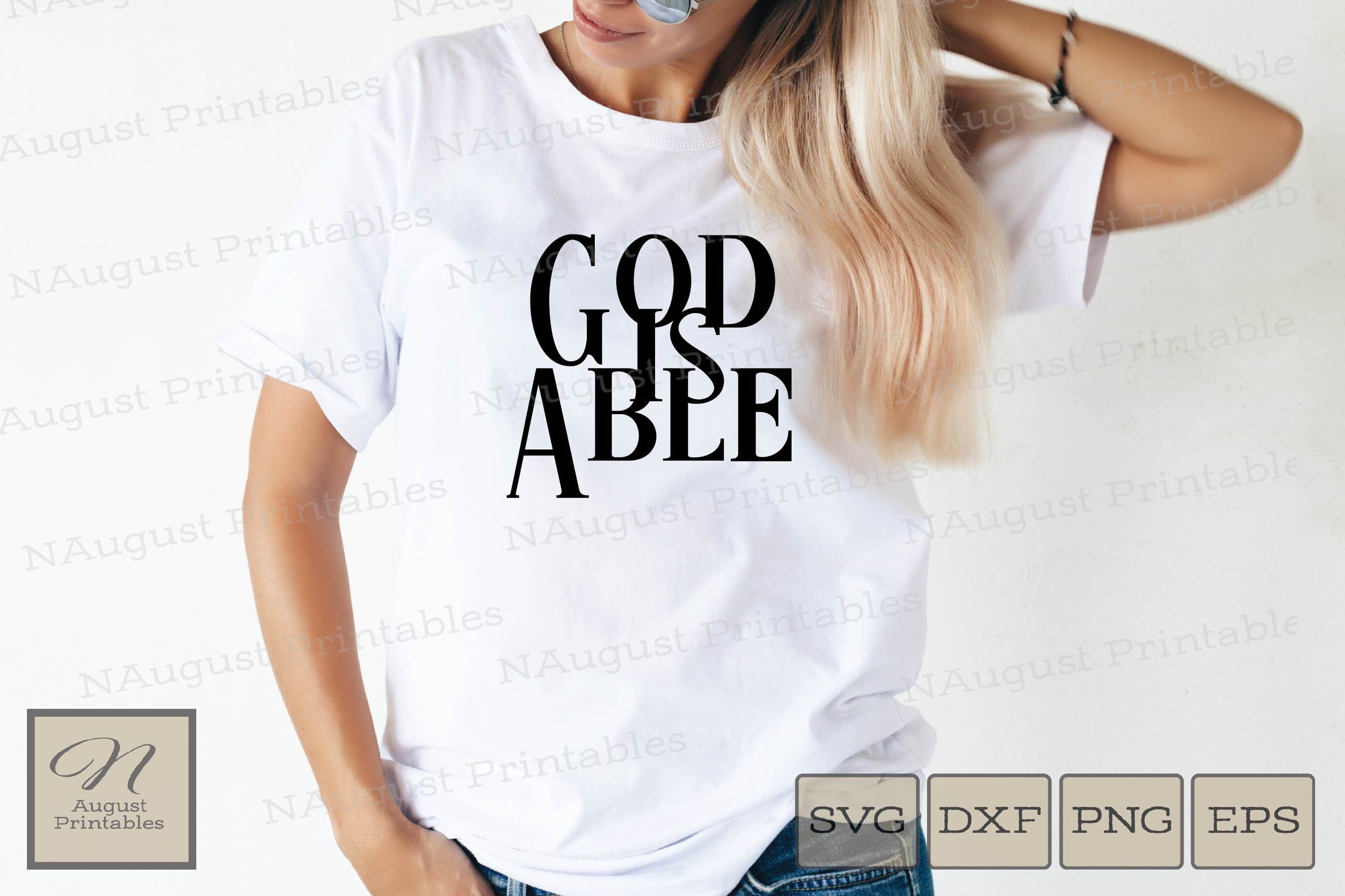 God is Able SVG Inspirational SVG for Use in Cutting - Etsy