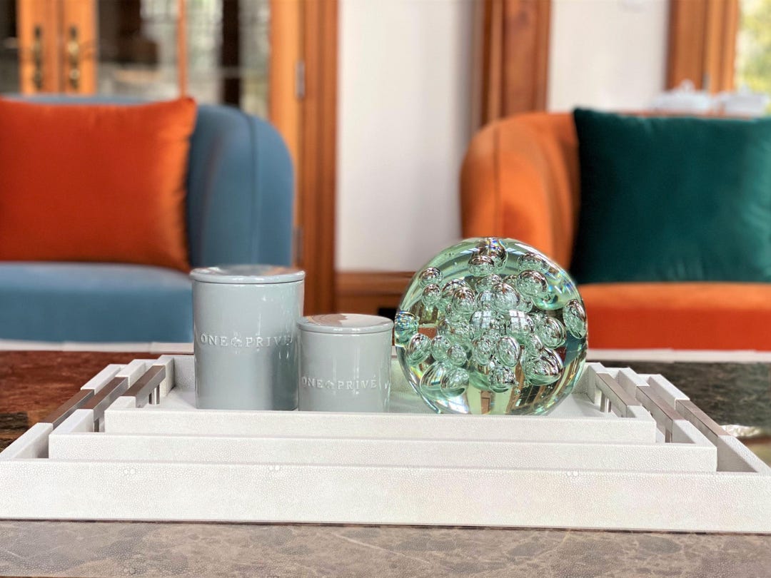 Three Sizes of the Thursby Shagreen Hotel Tray Together | A 377.00 ...