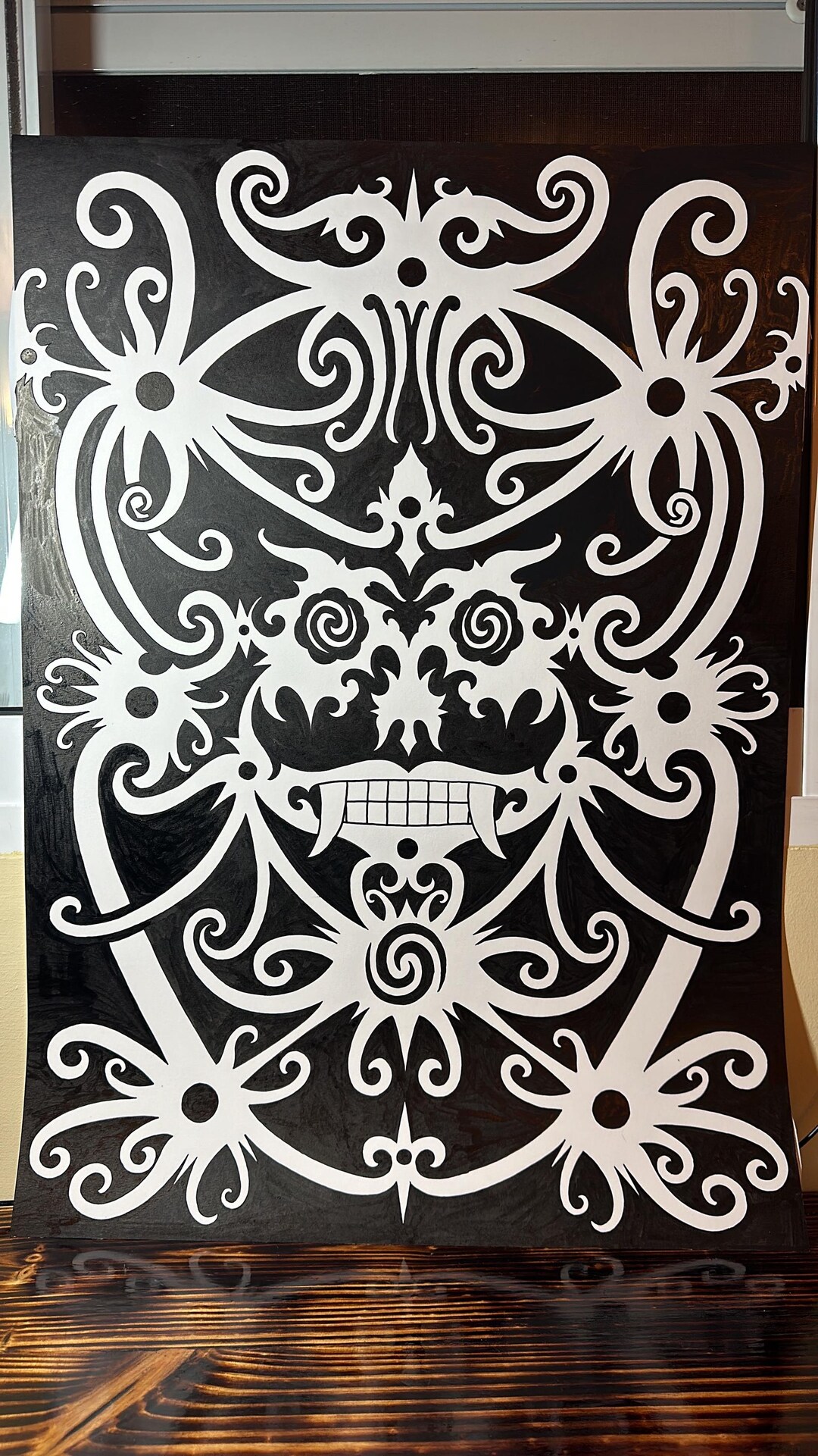 Pintura Estilo Tribal Borneo - Etsy