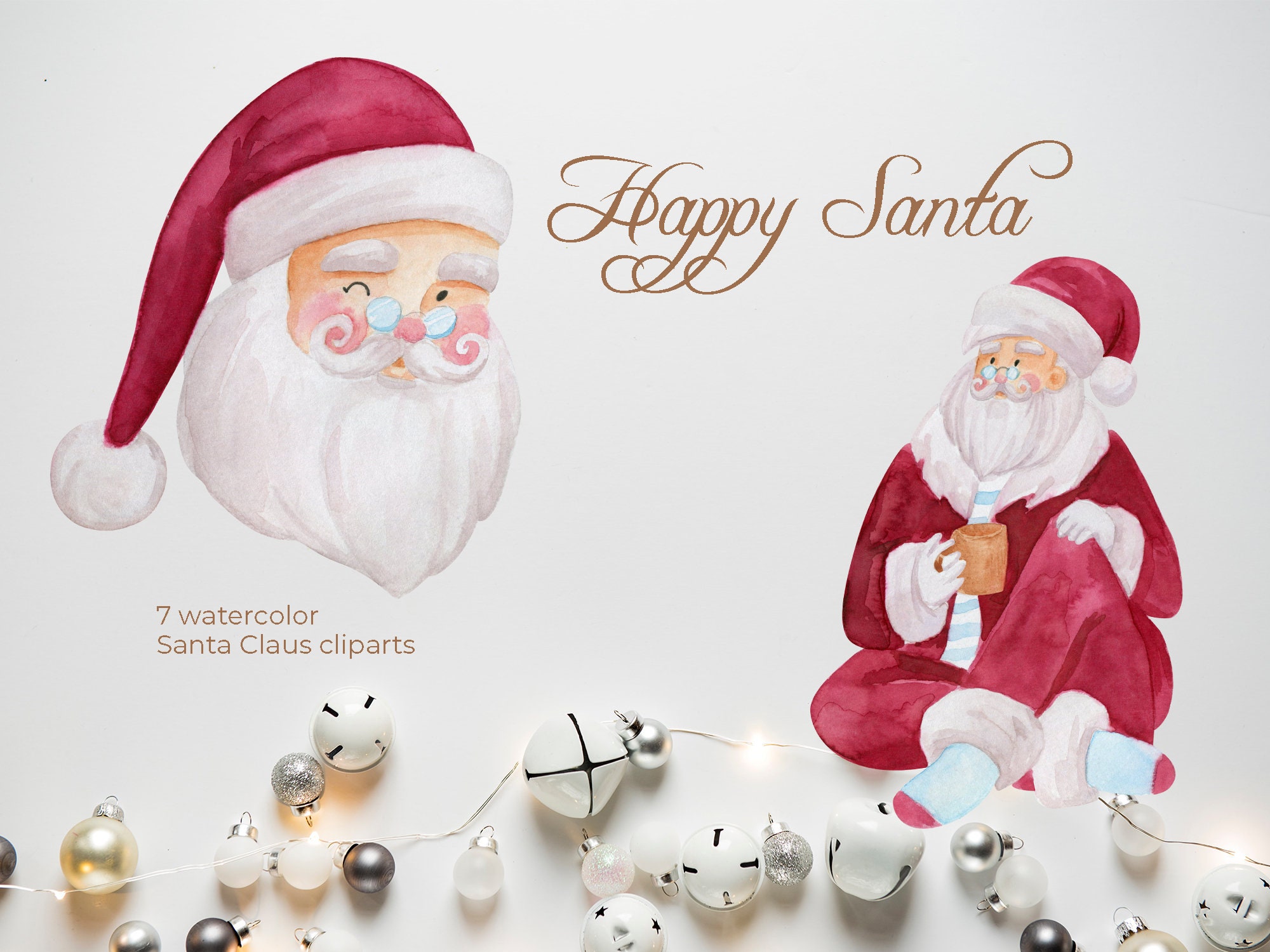 Sneaky Santa Clipart Jpeg