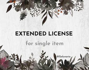 Extended Commercial License Fee - Etsy
