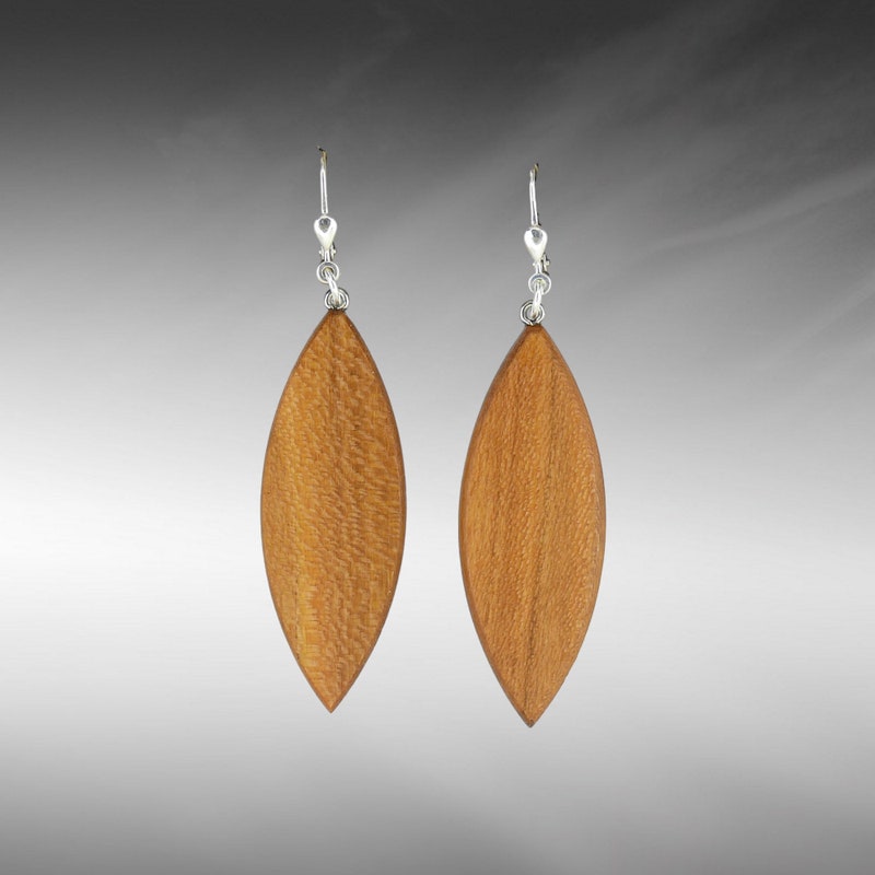 Wooden Earrings - Etsy
