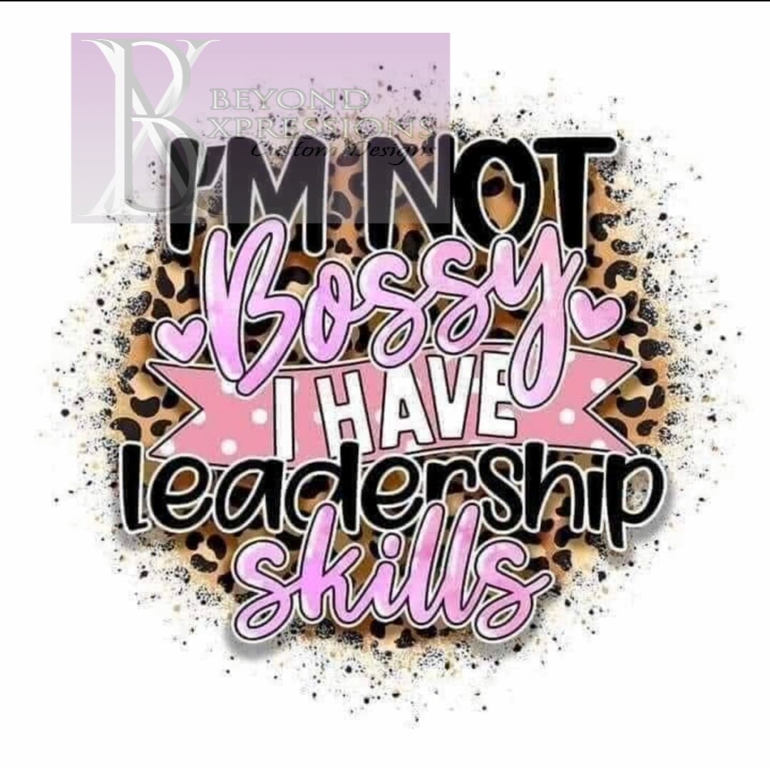 I'm Not Bossy Digital File - Etsy