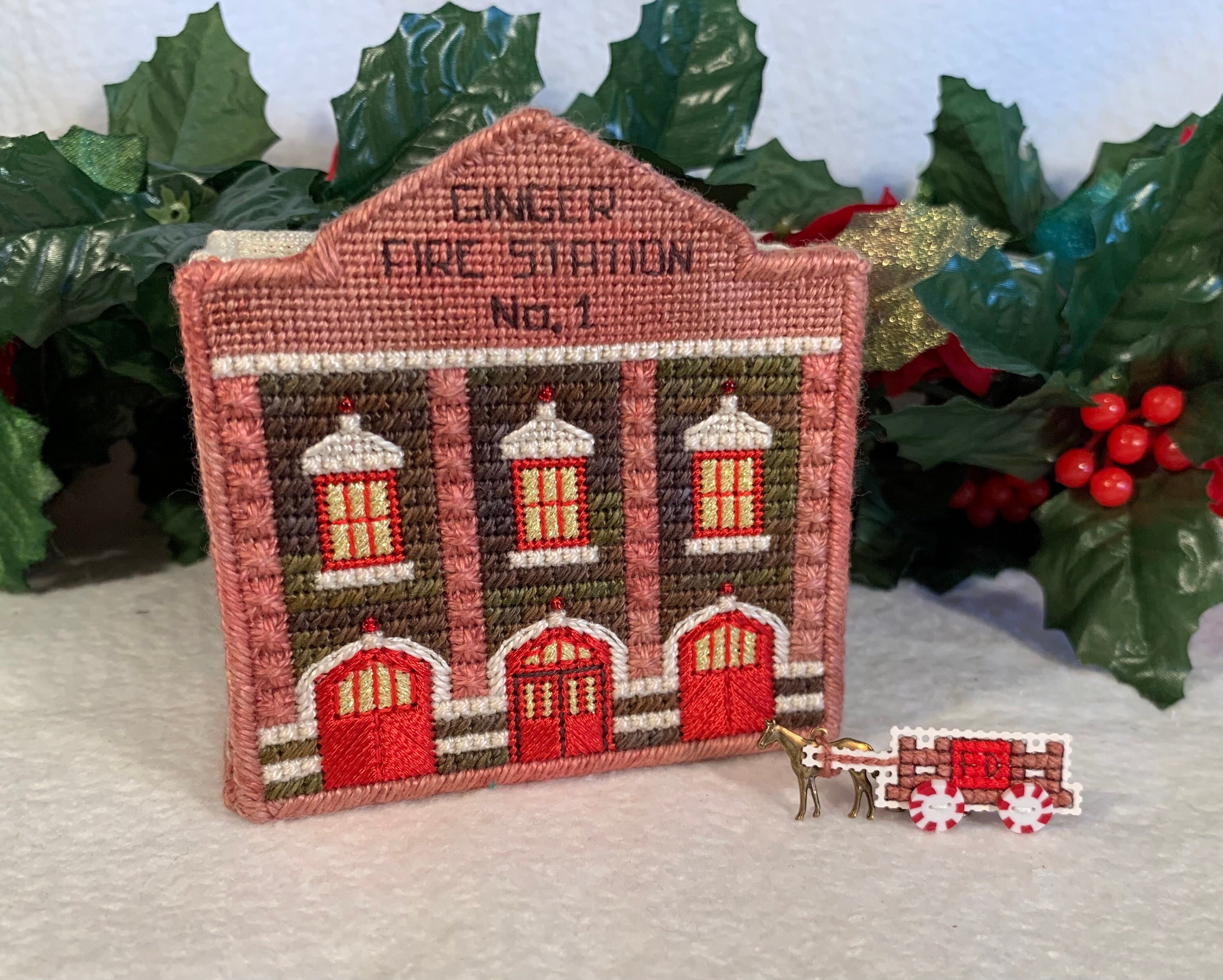 Red-hot Fire Station - A Town of Ginger Pdf Pattern - Etsy