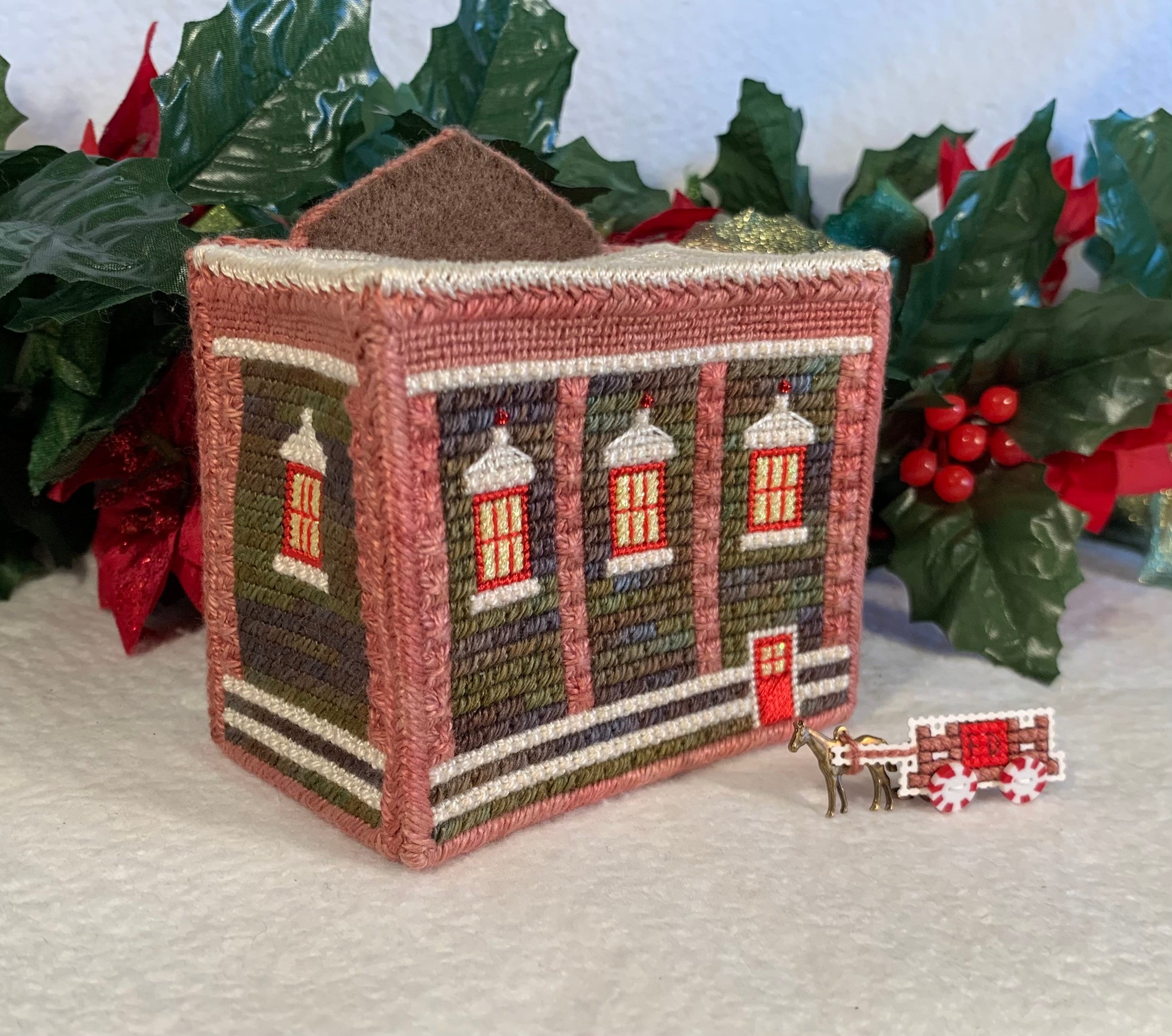 Red-hot Fire Station - A Town of Ginger Pdf Pattern - Etsy