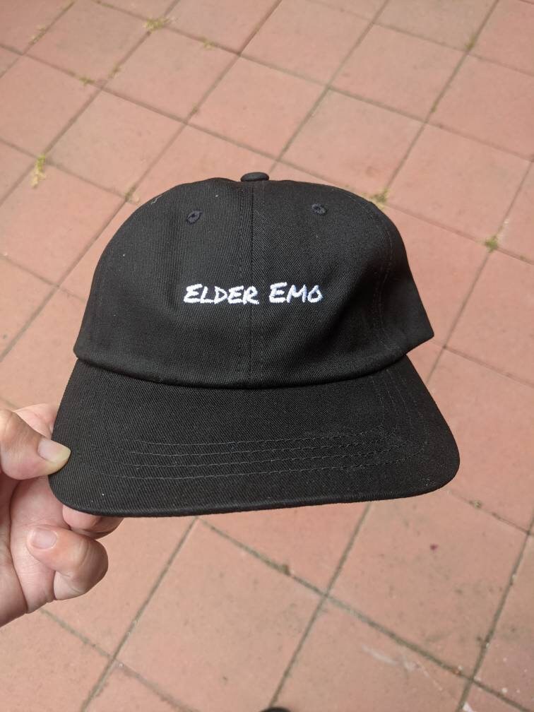 Elder Emo Hat Embroidered Baseball Dad Cap Hat Emo Hat Retired Emo Emo ...