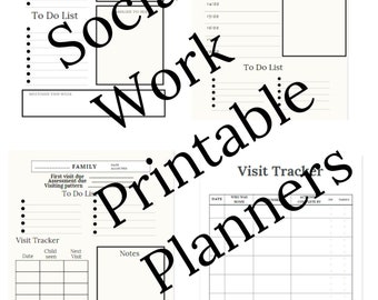 Social Work / Student Social Worker - Daily / Weekly Planner / Diary ...