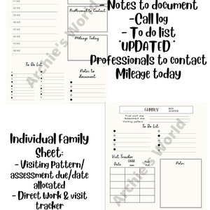 Social Work / Student Social Worker - Daily / Weekly Planner / Diary ...