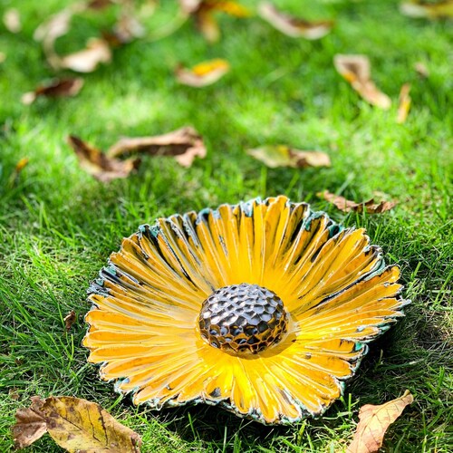 Ceramic Sunflower Summer & Fall Flower Decor for Garden - Etsy