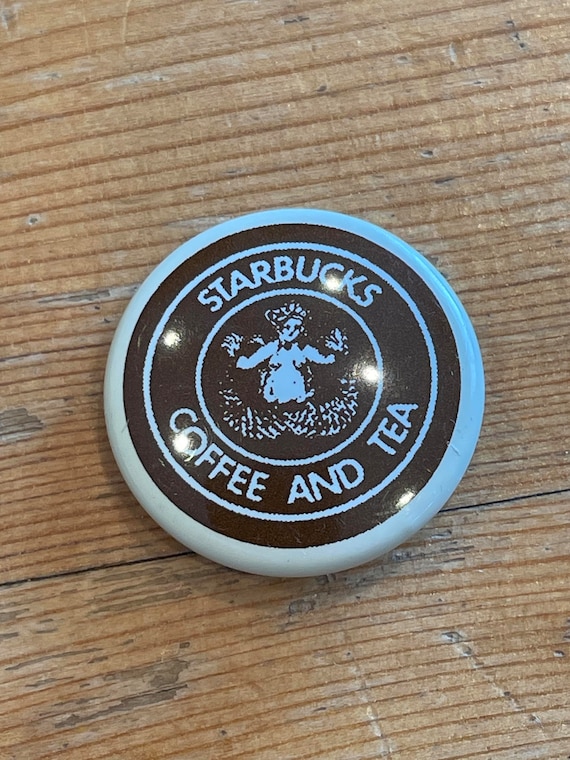 Starbucks Original Logo Pin - Vintage 1996 - Gem