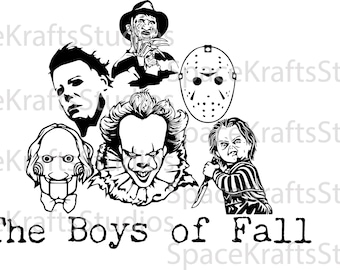 Boys Fall Svg | Etsy