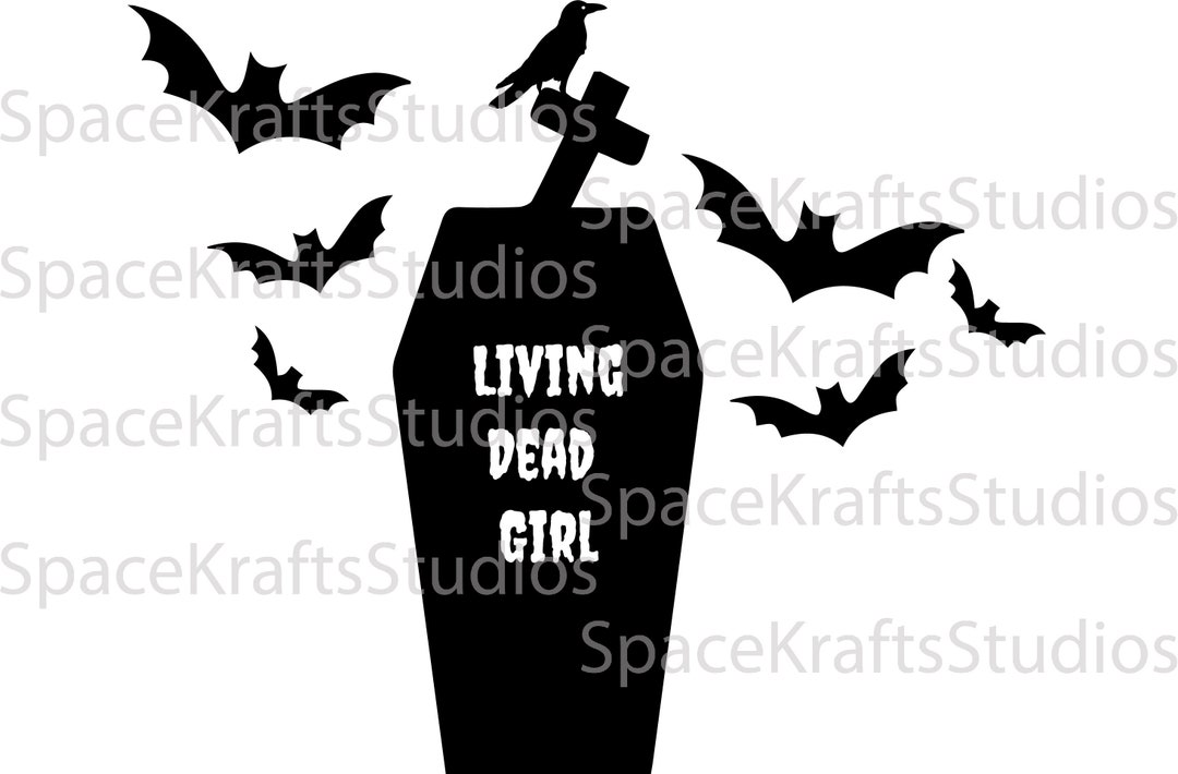 Living Dead Girl, SVG, Dxf, Eps, Png, Cricut, Halloween, Horror - Etsy