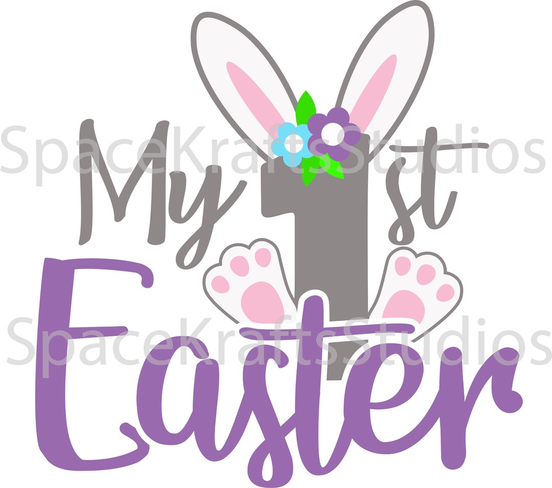 My First Easter, Girl, SVG, Cricut SVG - Etsy
