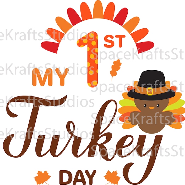 First Turkey Day Svg - Etsy