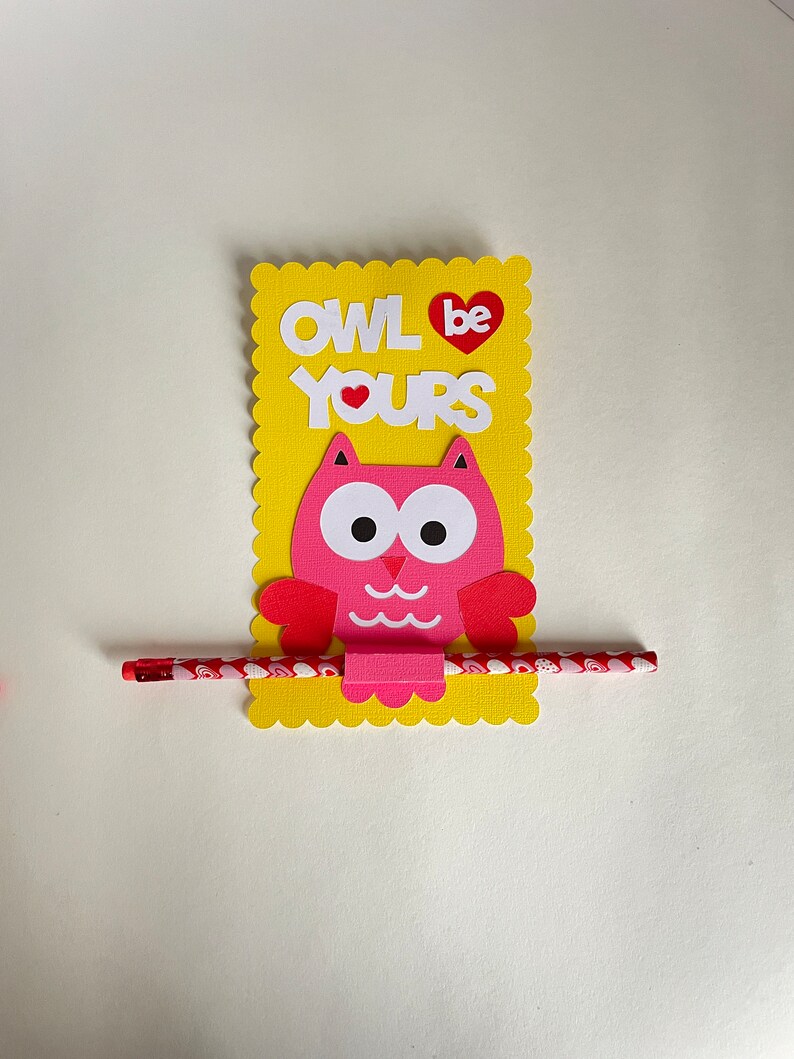Owl Be Yours Valentines Classroom Handout - Etsy