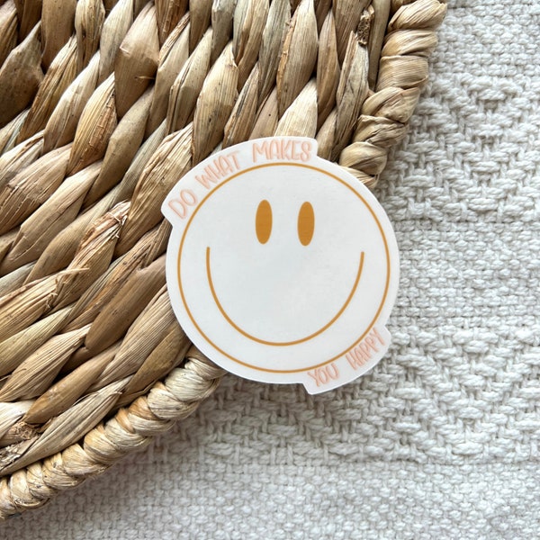 Preppy Smiley Face Stickers - Etsy
